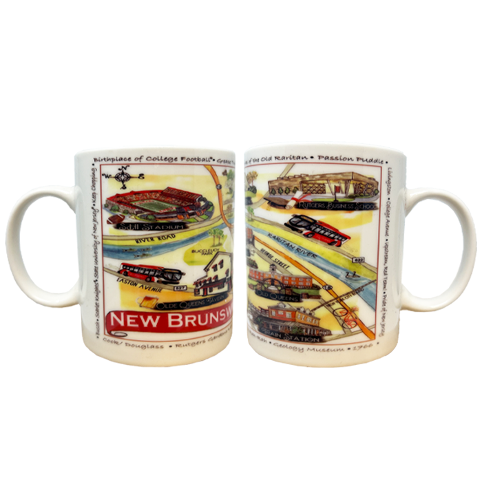 New Brunswick Map Mug – Knight & Day Apparel