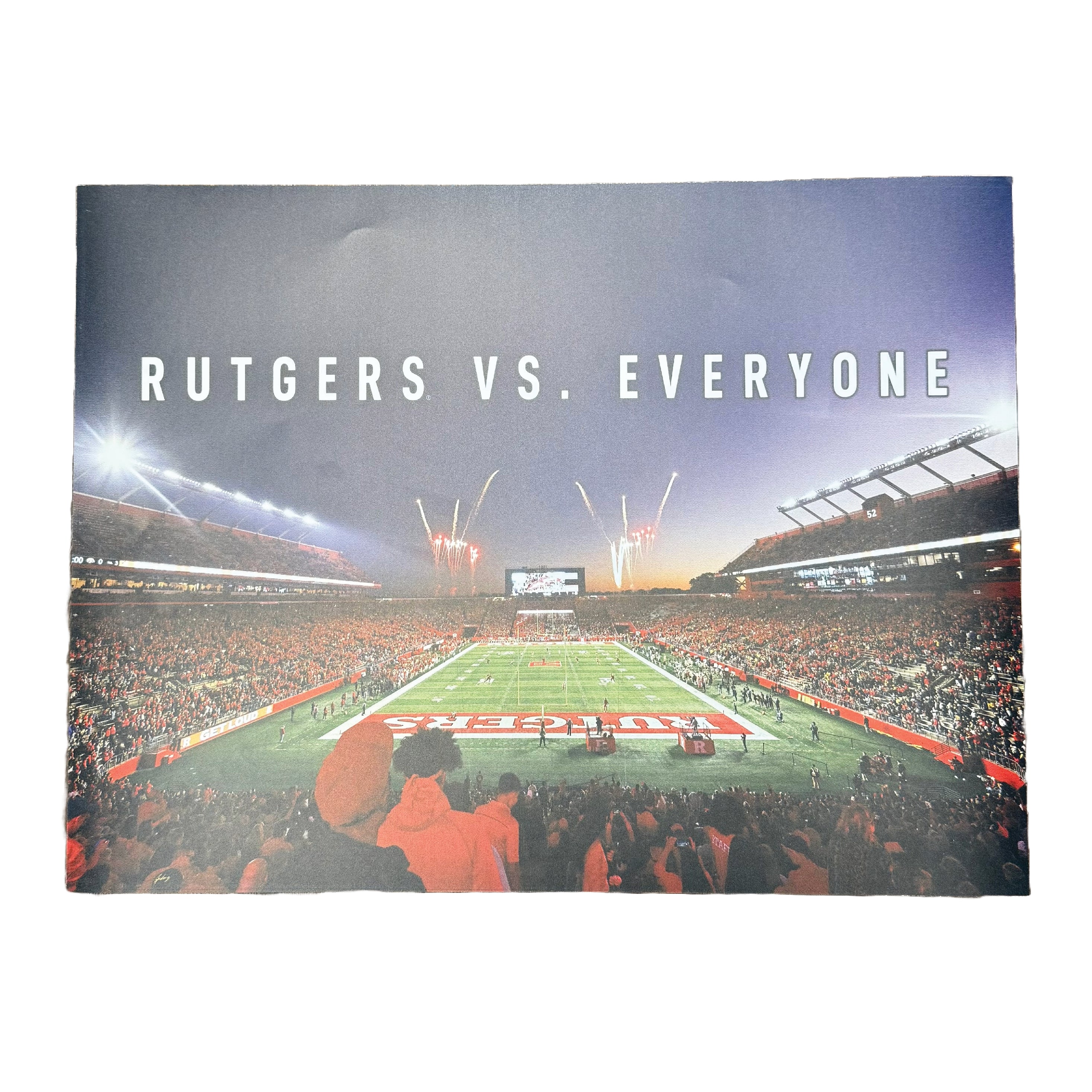 Rutgers vs Everyone Poster – Knight & Day Apparel